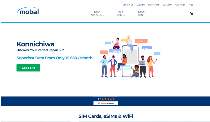 Prepaid SIM Card in Japan: Where and How to Buy for a Tourist - Yesim